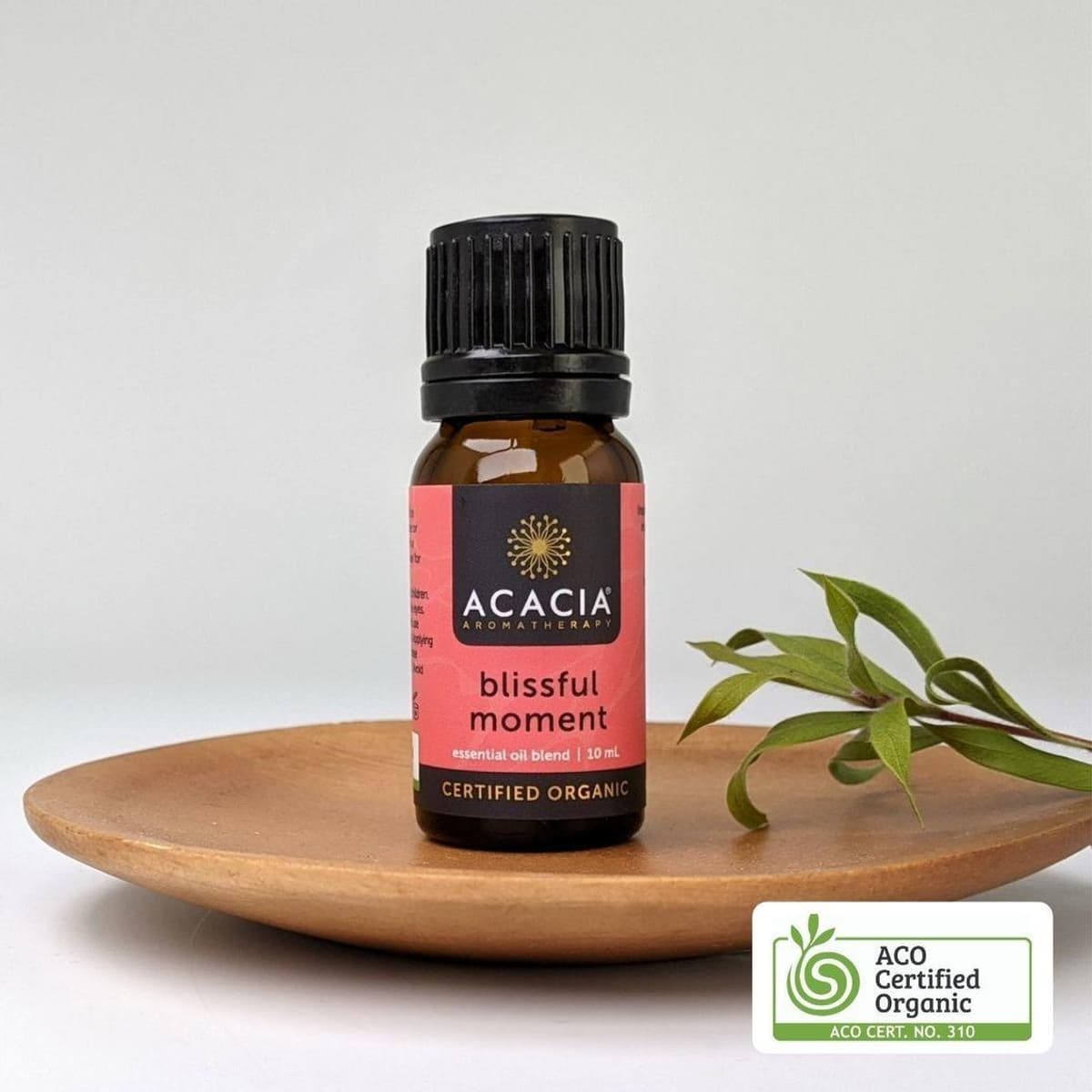 ACACIA AROMATHERAPY Blissful Moment Certified Organic Essential Oil Bl ...
